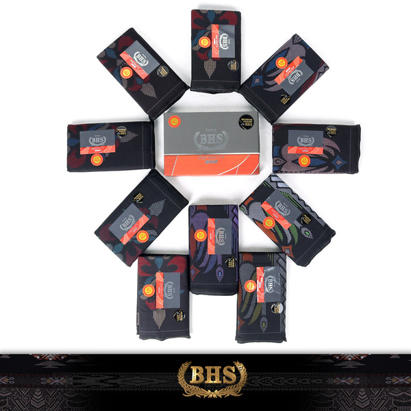 Grosir 10 Pcs Sarung BHS Infinity Silver Motif V32 PKA Black Series ...