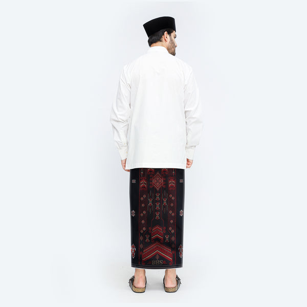 Sarung BHS Excellent Super Gold Motif E58 JEA Hitam Merah - Sarung ...