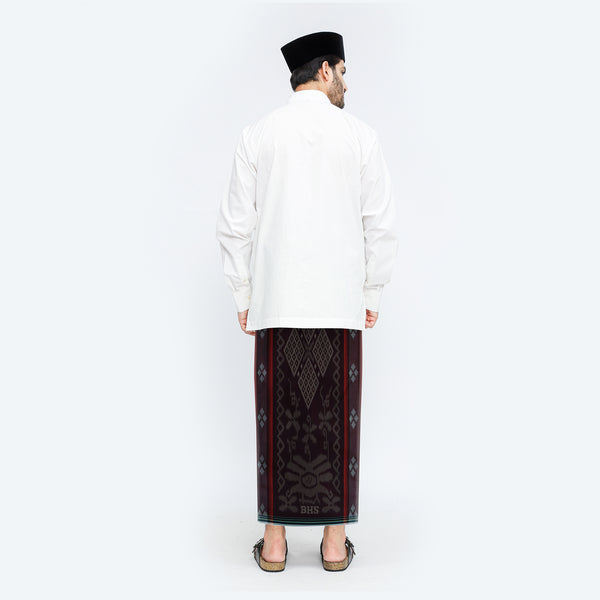 Sarung BHS Classic Gold Motif C44 DKA SJ Merah 03 - Sarung Indonesia